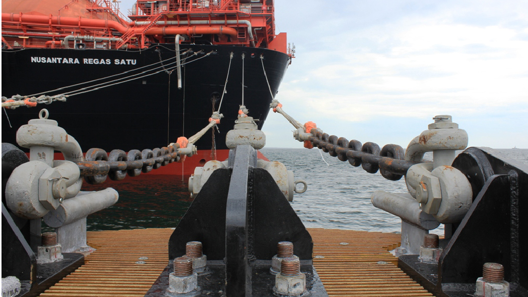 Golar LNG Offshore Mooring Structure – Decorient Partaya Indonesia
